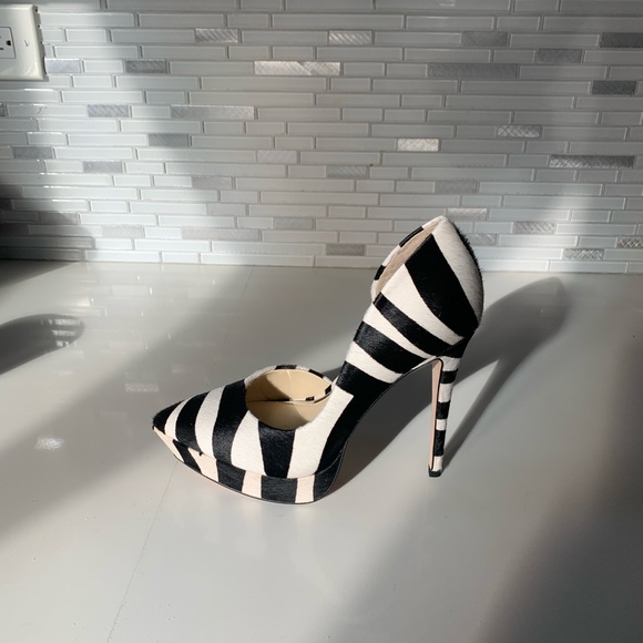 Jessica Simpson | Shoes | Jessica Simpson Zebra Print Stiletto Heel ...